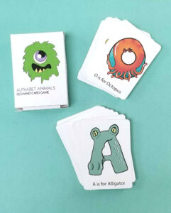 PRINTABLE Alphabet Animal Old Maid Card Game – Shop Moms & Crafters