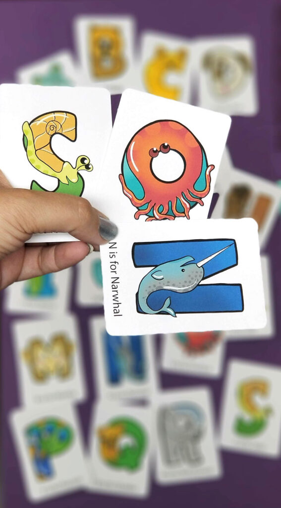 PRINTABLE Alphabet Animal Old Maid Card Game – Shop Moms & Crafters