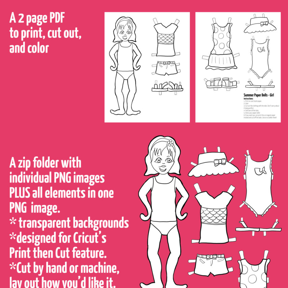 Four Seasons Dress Up Doll Printables Bundle – LIMITED TIME OFFER ...
