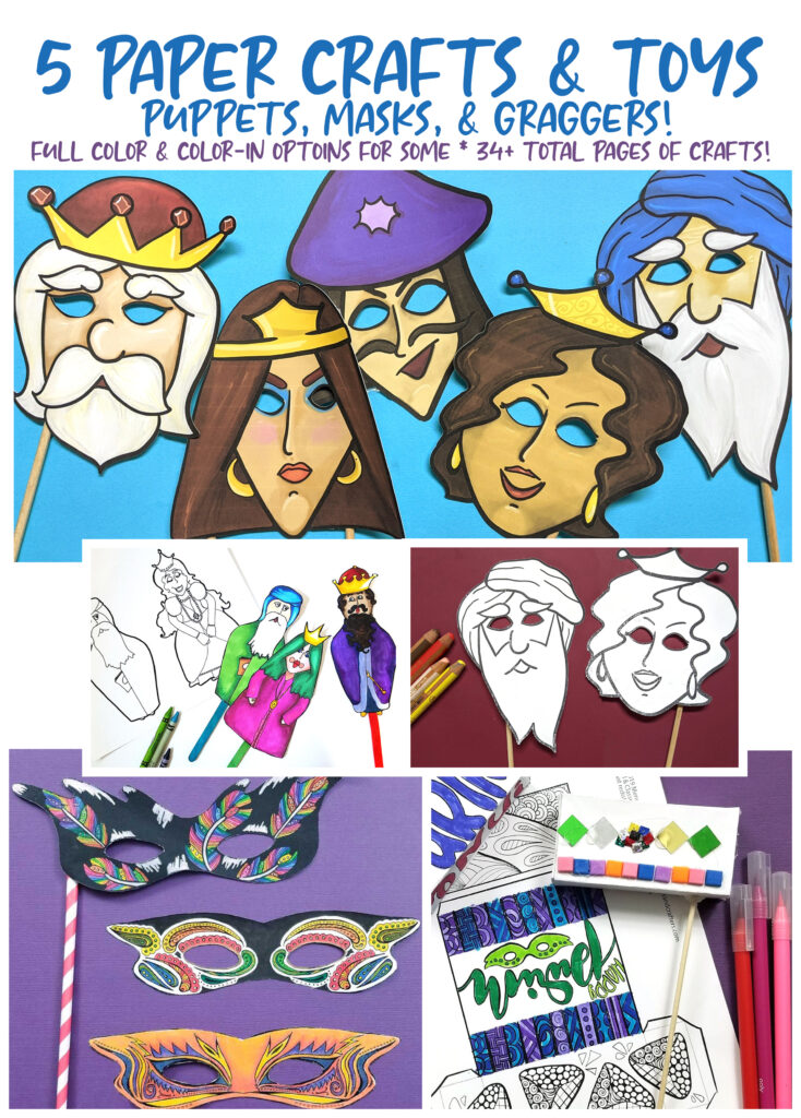 Purim Crafts Bundle – Shop Moms & Crafters