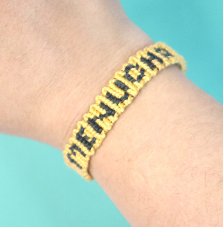 Name Friendship Bracelet Patterns- Alpha Bracelet Graphs – Shop Moms ...