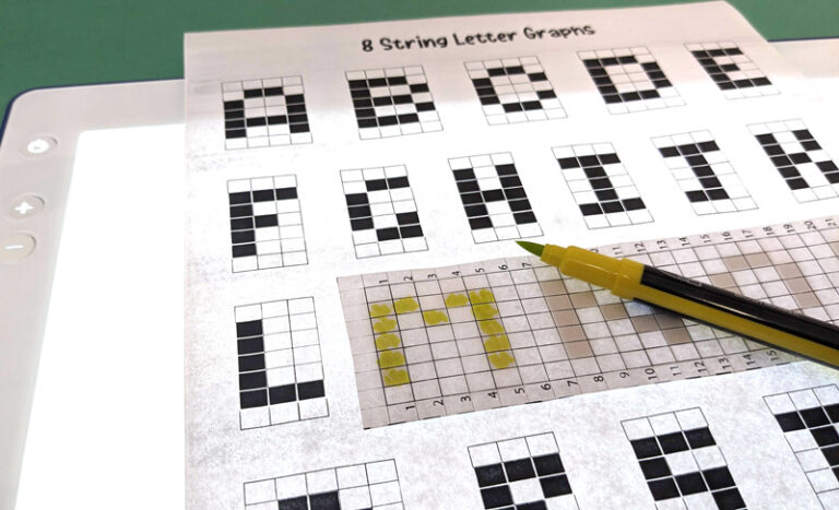 Name Friendship Bracelet Patterns- Alpha Bracelet Graphs – Shop Moms ...