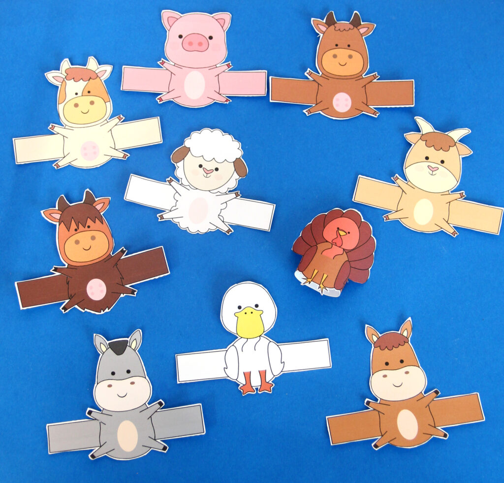 10 Farm Animal Finger Puppets – Shop Moms & Crafters