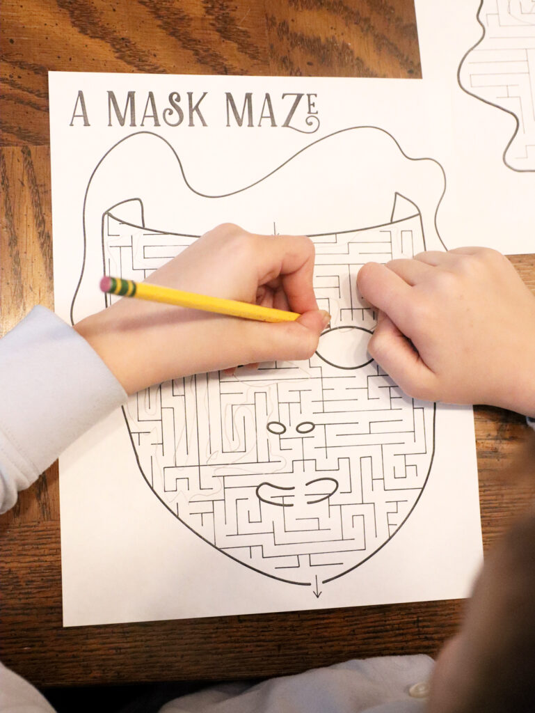 Purim Mazes – Printable Fun Pages & Activities – Shop Moms & Crafters