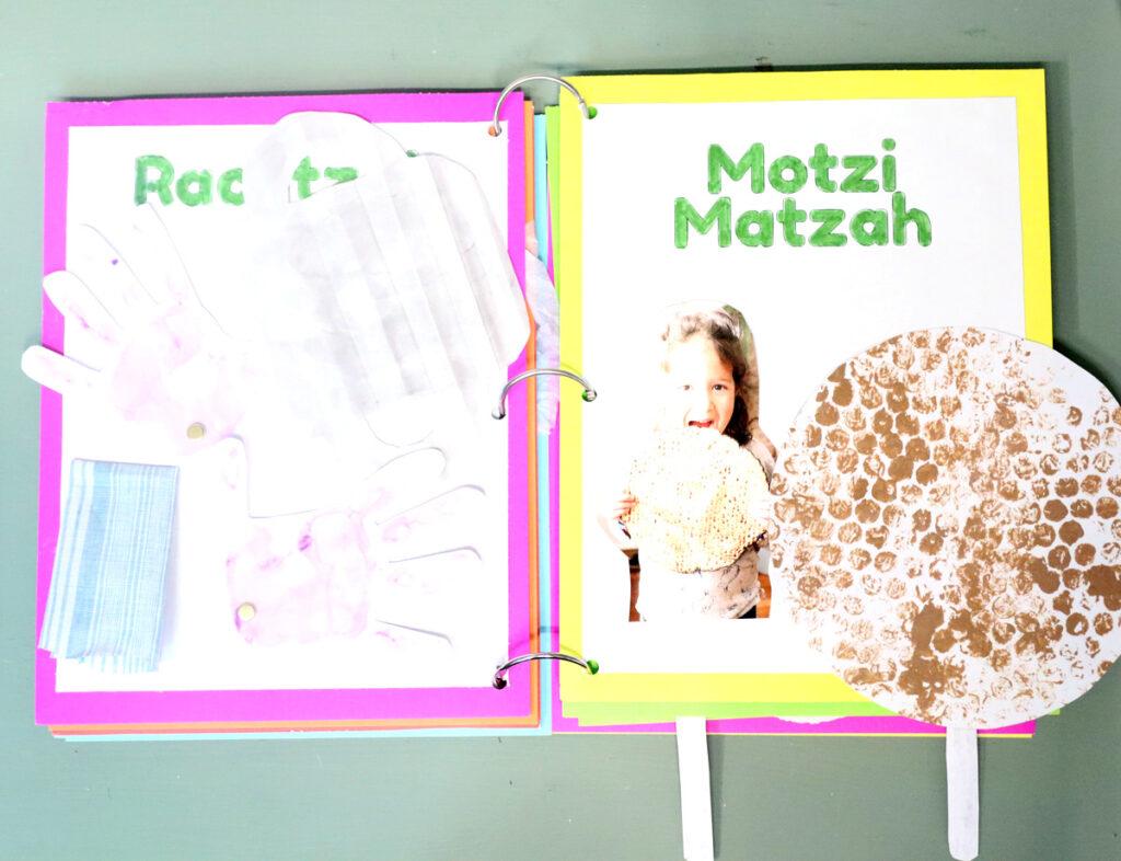 Interactive Passover Haggadah Craft Template for Preschool in Hebrew ...