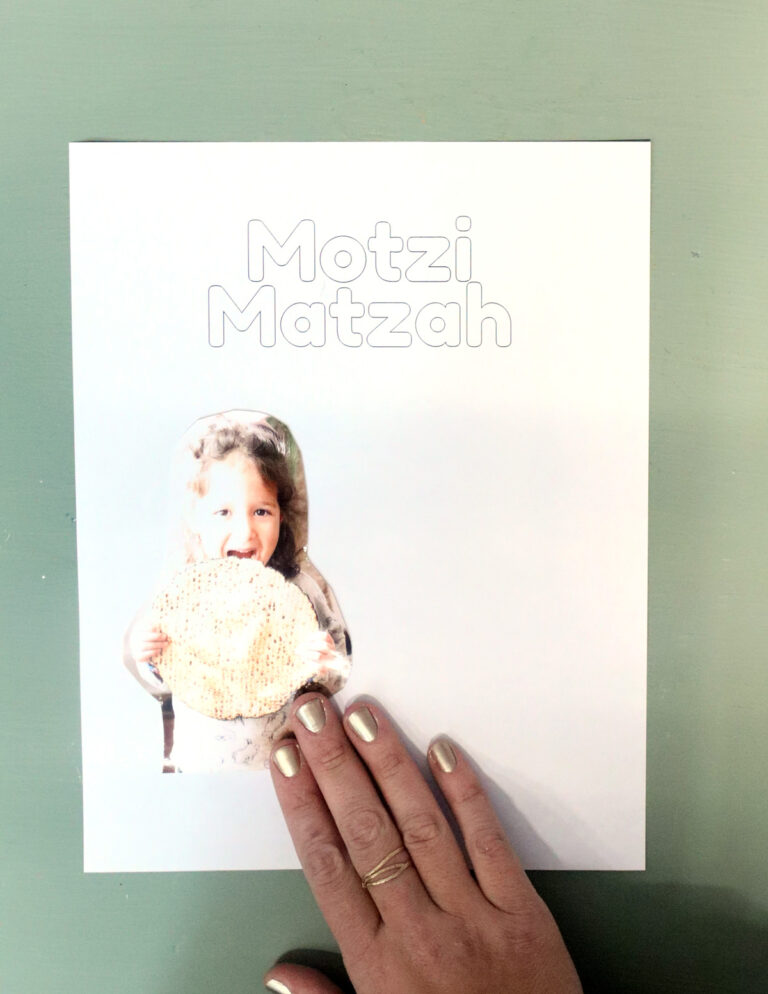 Interactive Passover Haggadah Craft Template for Preschool in Hebrew ...
