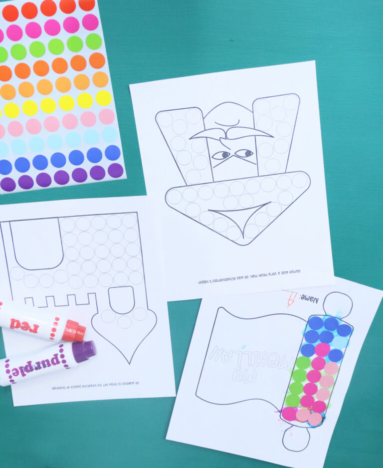 Purim Megillah Craft for Toddlers and Preschool – Shop Moms & Crafters