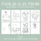 8 PURIM Dot to Dot Pages – Printable Activity Sheets and Purim Kids ...