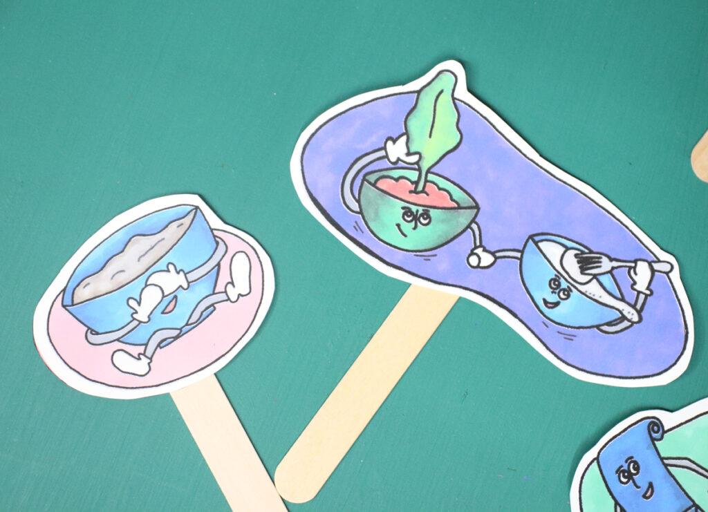 Passover Mah Nishtanah Puppets – FULL COLOR Pesach Craft and teaching ...