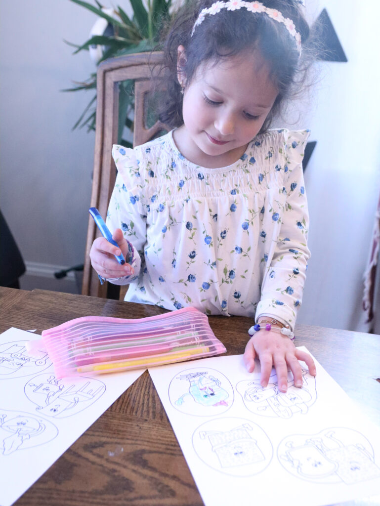 Passover Mah Nishtanah Puppets – COLOR-IN Pesach Craft and Coloring ...