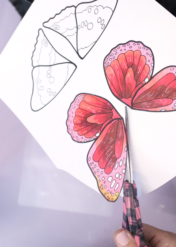 Butterfly Wings Templates | Paper Butterfly Clothespin Craft – Shop ...