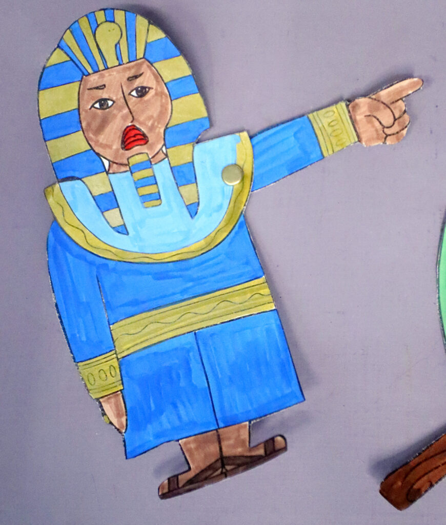 Bo Parsha Craft | Pharaoh and Israelite Leaving Egypt Puppets – Shop ...